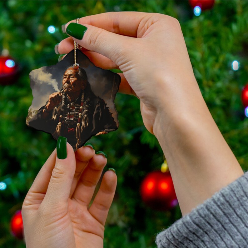 Native American Ornament, Native American Indian Gift, Native American ...