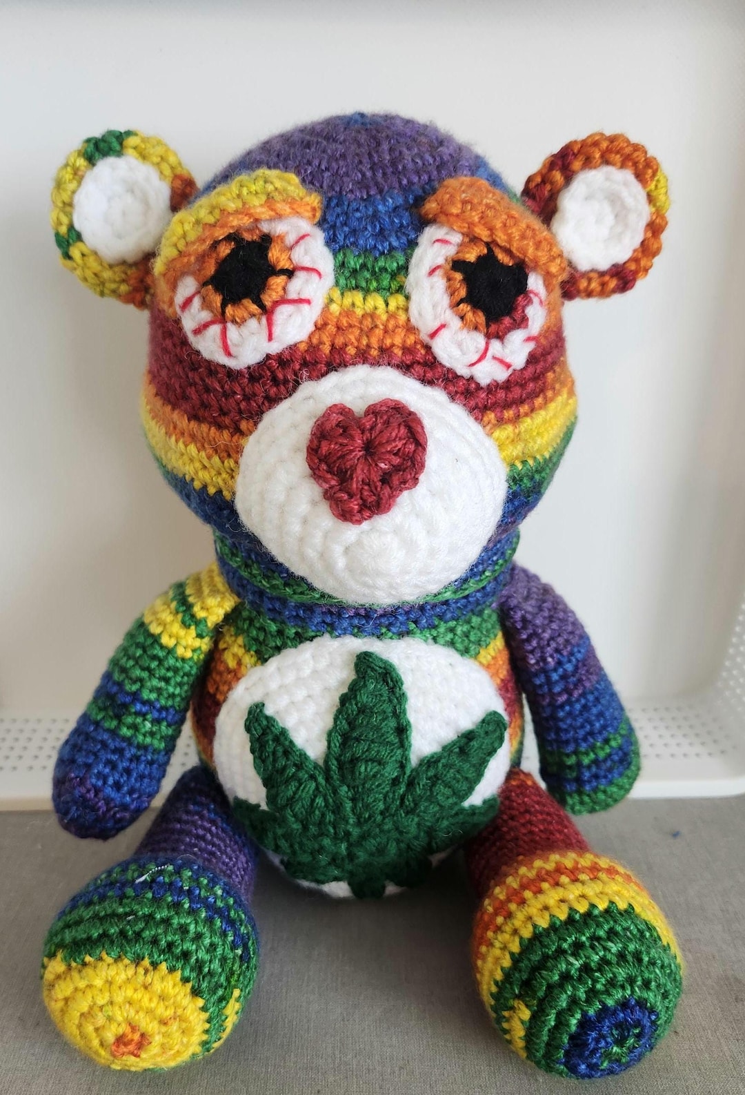 Baked Rainbow Care Bear Stash Jar - Etsy