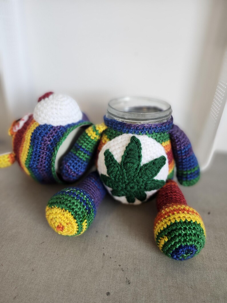 Baked Rainbow Care Bear Stash Jar - Etsy