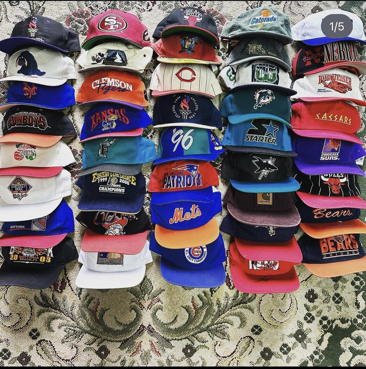 3 Random Vintage Caps Box - Etsy