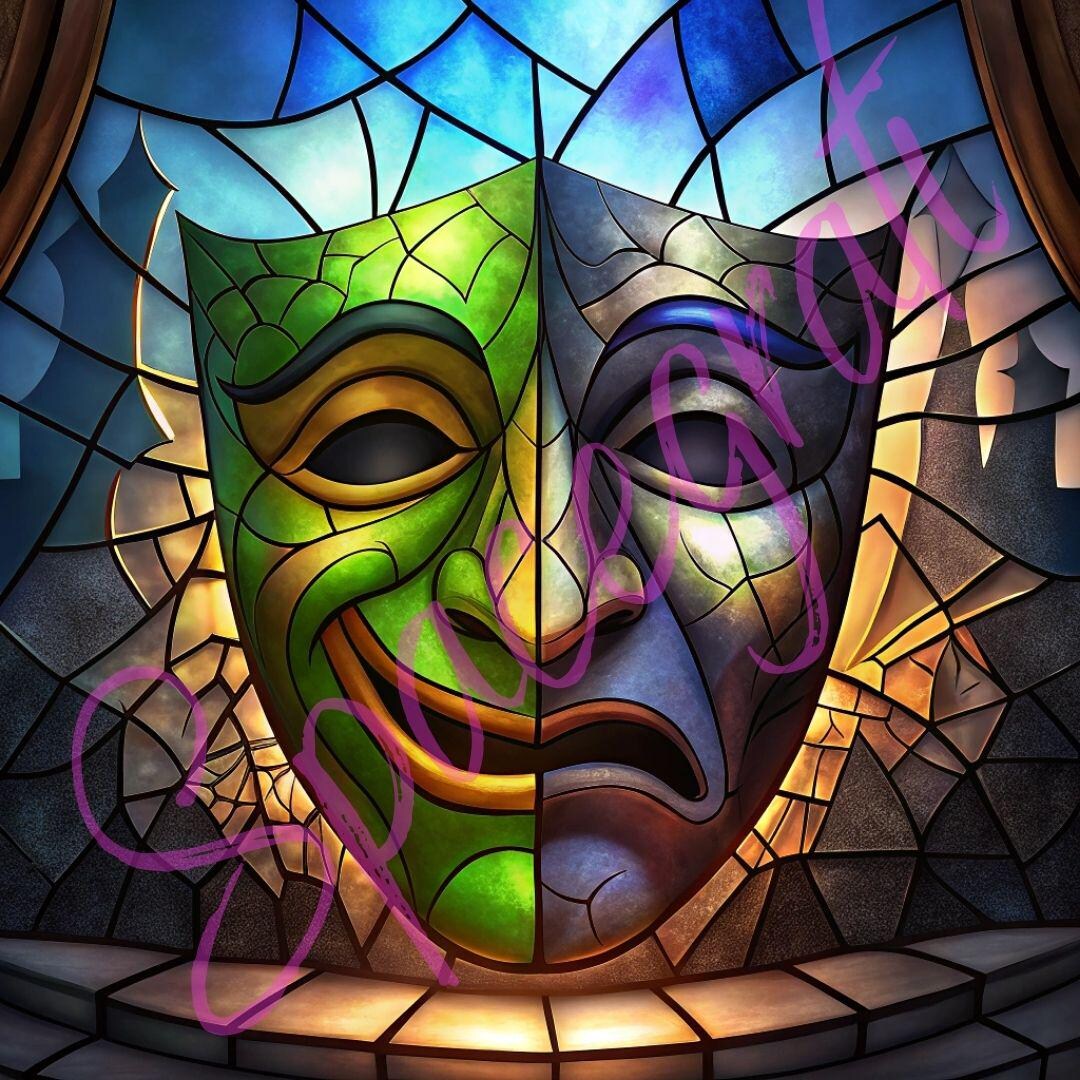 25 Stained Glass Wicked Bundle PNG High-resolution Digital Art for ...