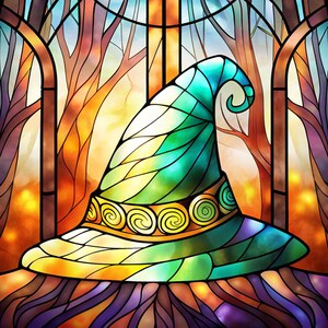 25 Stained Glass Wicked Bundle PNG High-resolution Digital Art for ...