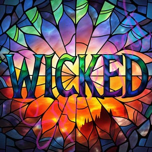 25 Stained Glass Wicked Bundle PNG High-resolution Digital Art for ...