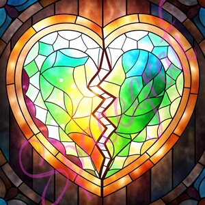 25 Stained Glass Wicked Bundle PNG High-resolution Digital Art for ...