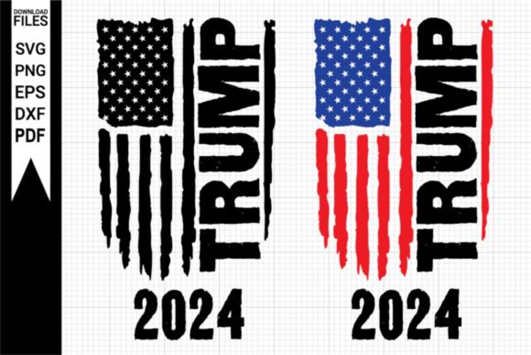 Trump 2024 SVG, Trump 2024 Png, President Trump, Digital Design for T ...