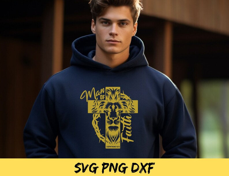 Man of Faith Svg, Religious Svg, God Svg, Jesus Svg, Cross SVG ...