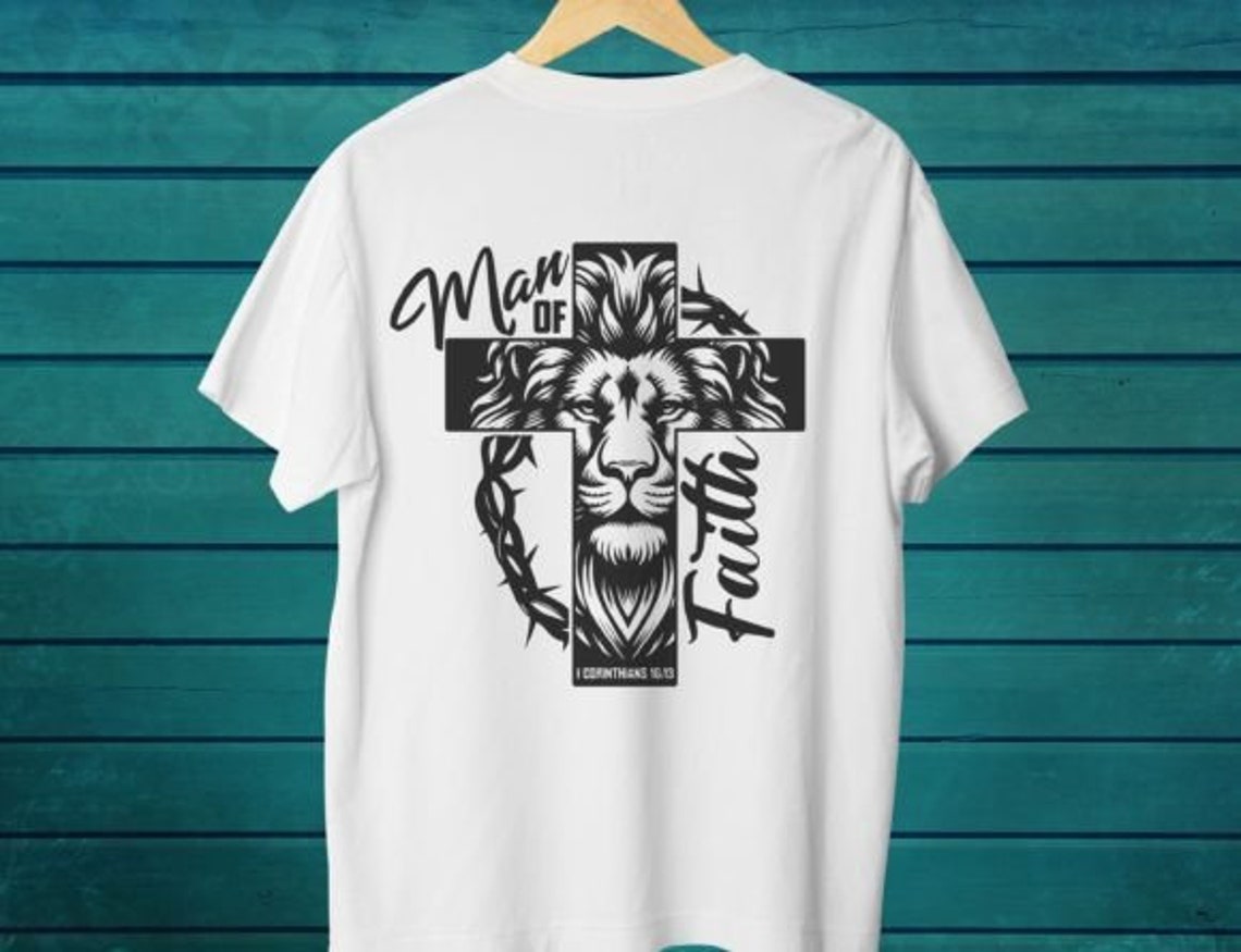 Man of Faith Svg, Religious Svg, God Svg, Jesus Svg, Cross SVG ...