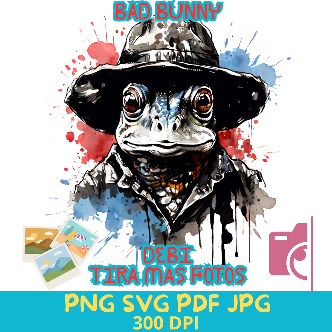 Bad Bunny DTMF Logo, Album Art Inspired (png, Svg, Pdf) - Etsy UK