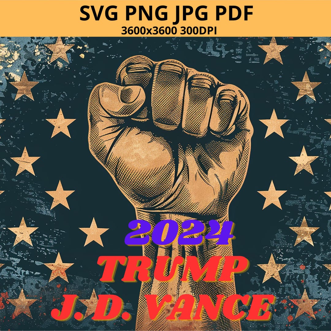 Trump 2024 SVG, Trump 2024 Png, President Trump, Digital Design for T ...