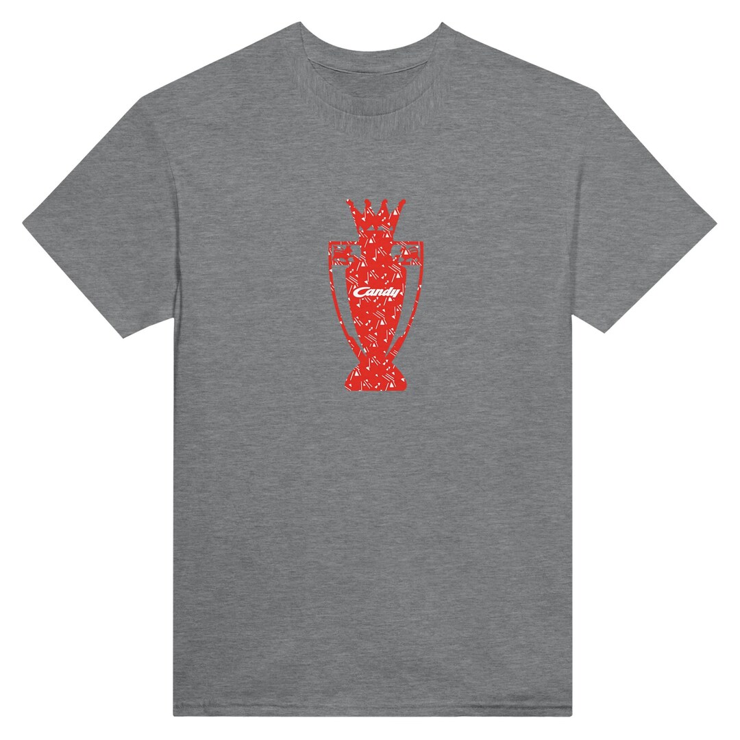 Premier League Trophy T-shirt | Liverpool Candy 89/90 Style | Retro ...