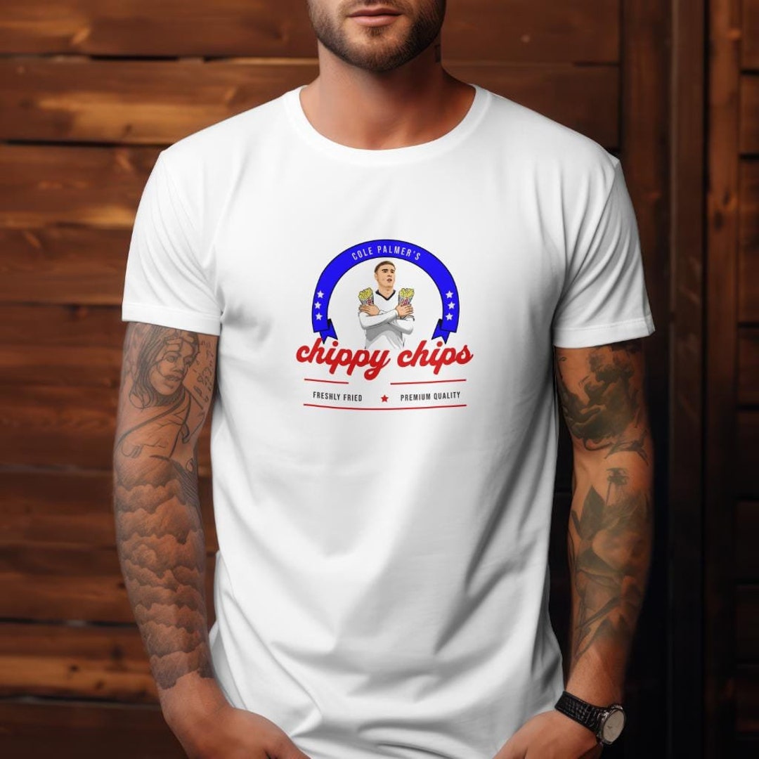 Cole Palmer Chippy Chips T-shirt – Meme Design for Chelsea and England ...