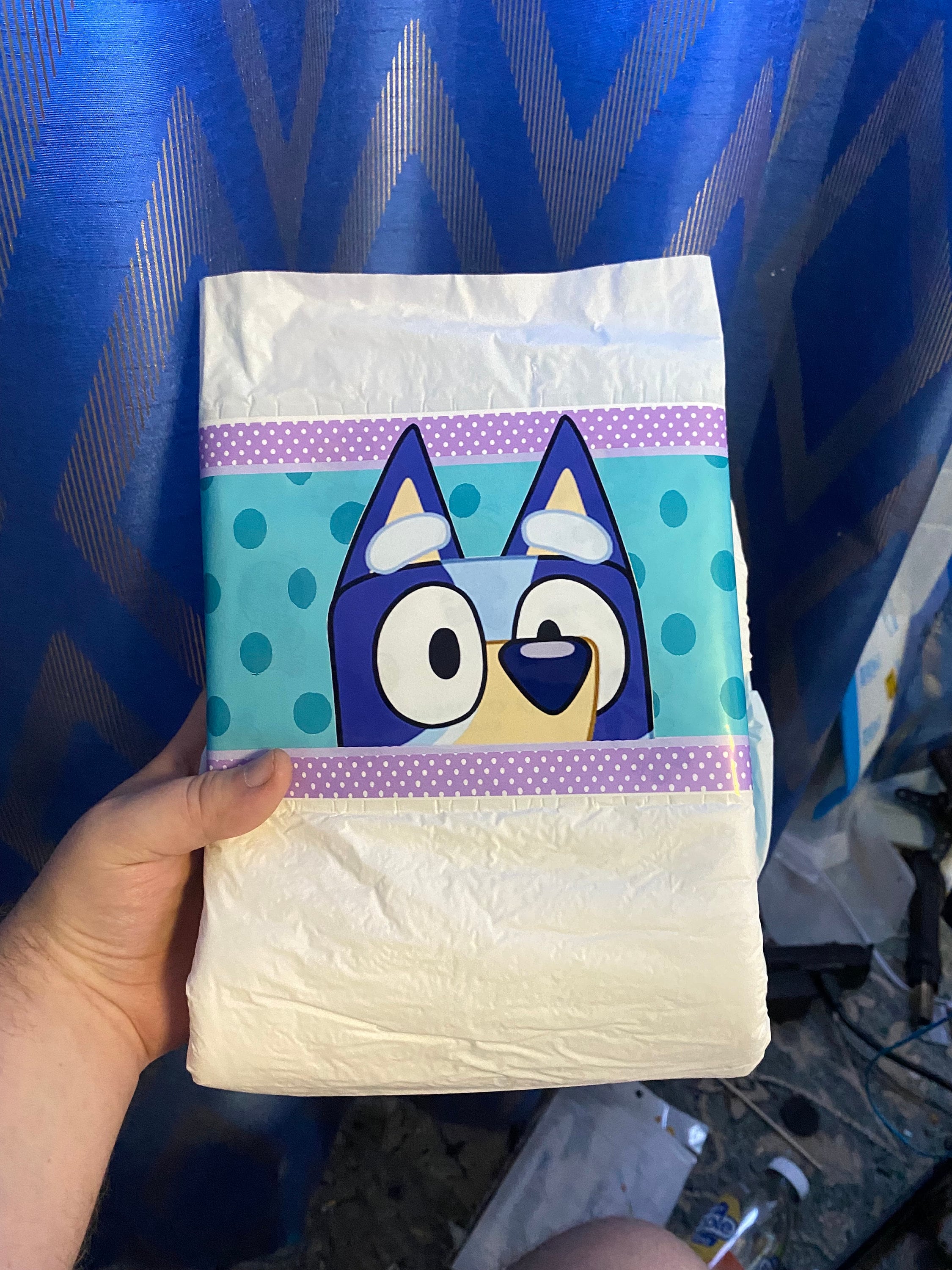 PEAKABU Style Bluey Diaper Tape - Etsy