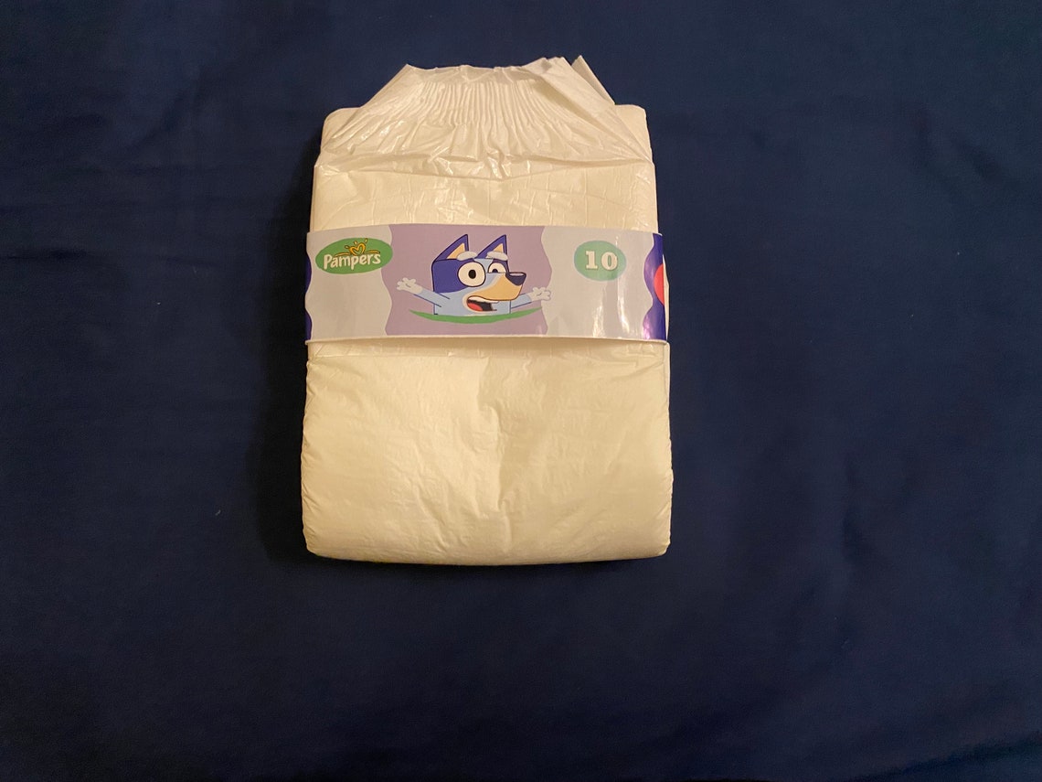 Vintage Pampers Style Bluey Diaper Tape - Etsy