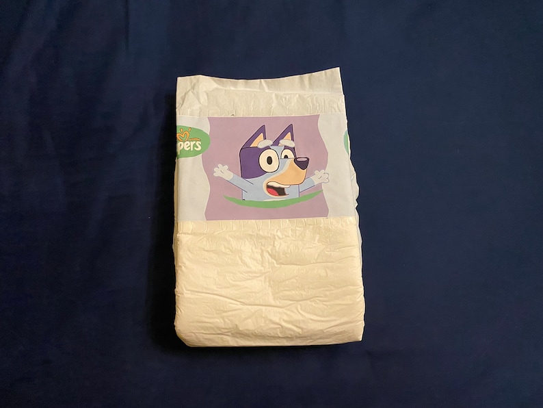 Vintage Pampers Style Bluey Diaper Tape - Etsy