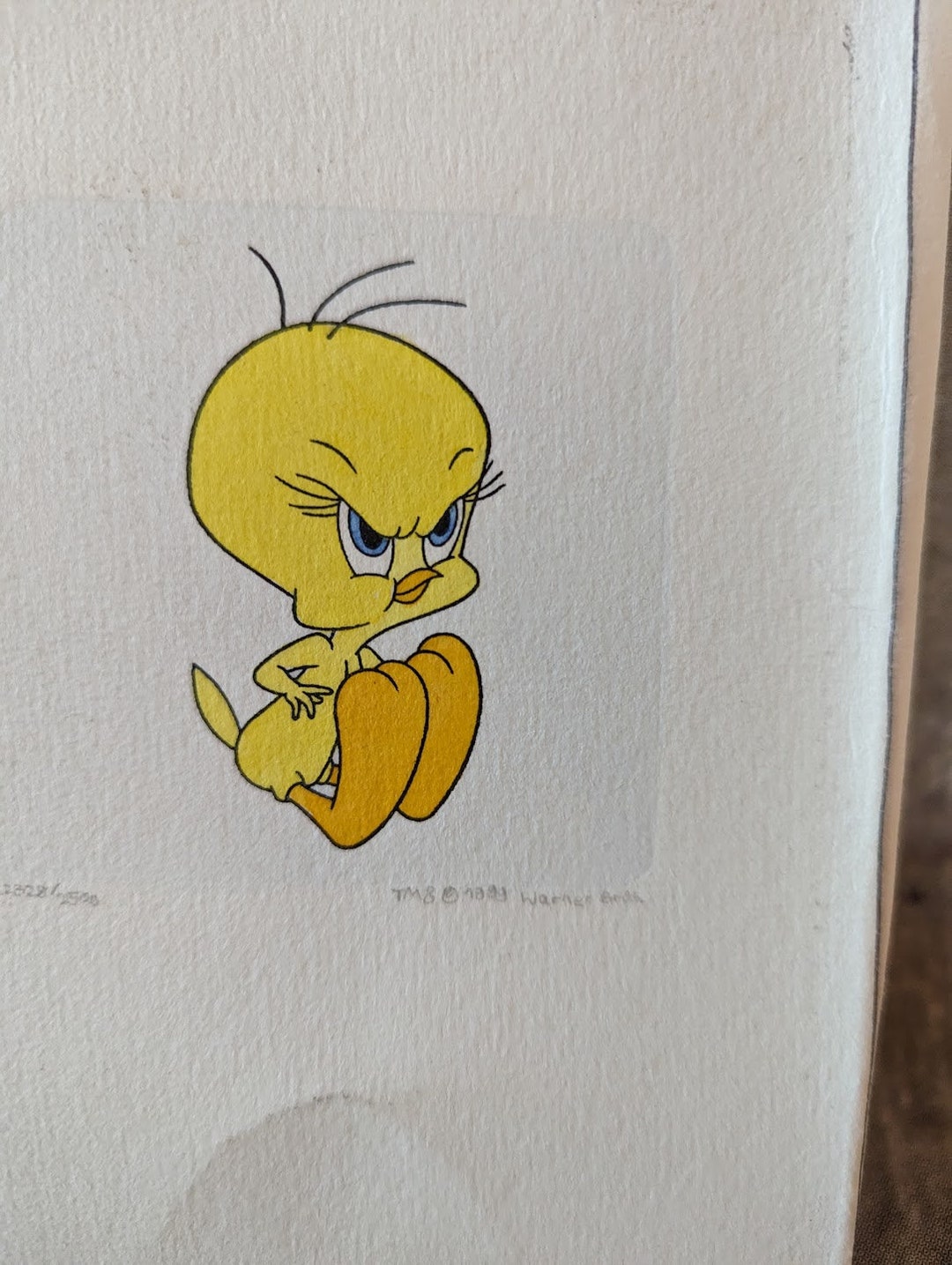 Warner Brothers Tweety Bird Hand Tinted Etching Animation Art 1999 - Etsy