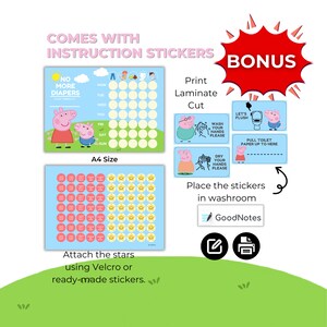 Peppa Pig Potty Training Adventure Chart Printable & Customizable ...