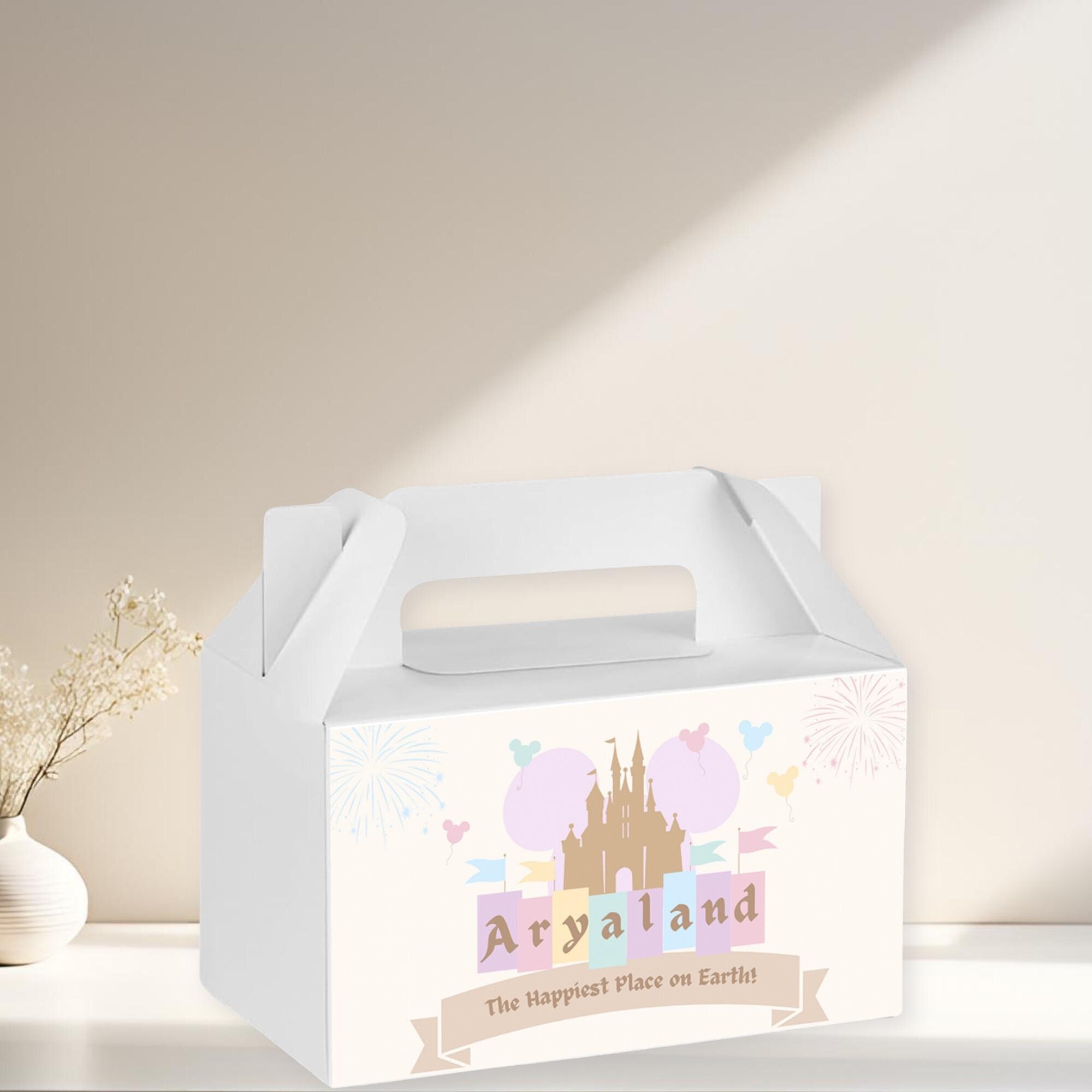 Editable Happiest Baby Shower on Earth Gable Box - Vintage Disneyland ...
