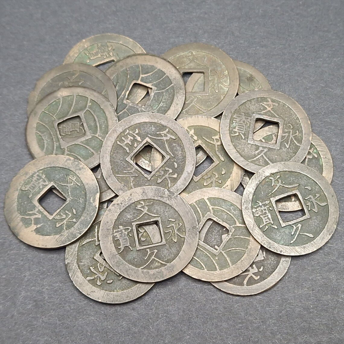 Genuine Japan Samurai Era Coin, 1863-1868, Last Shogun, 4 Mon, Edo ...