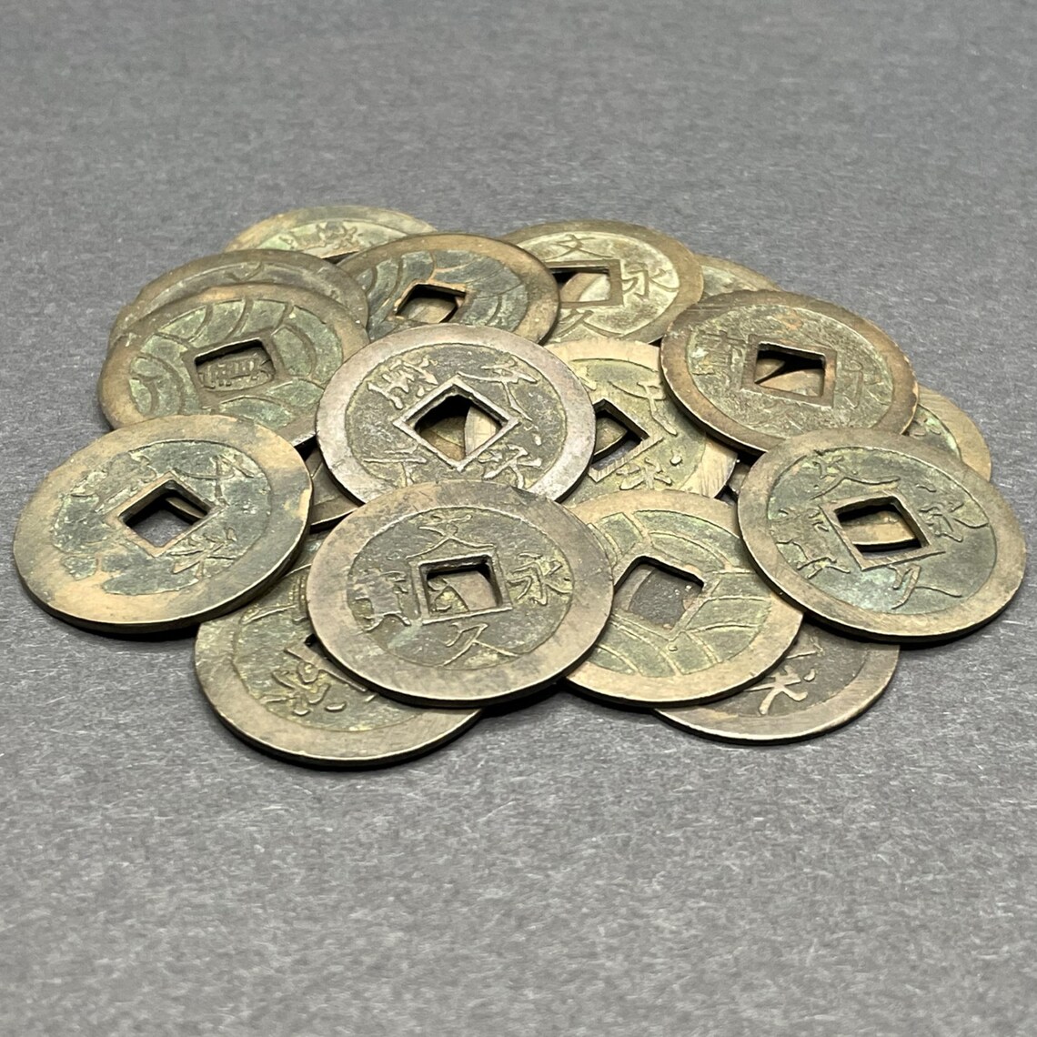 Genuine Japan Samurai Era Coin, 1863-1868, Last Shogun, 4 Mon, Edo ...