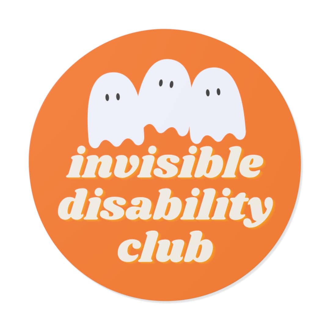 Invisible Disability Club Sticker - Dysautonomia Awareness, Chronic ...