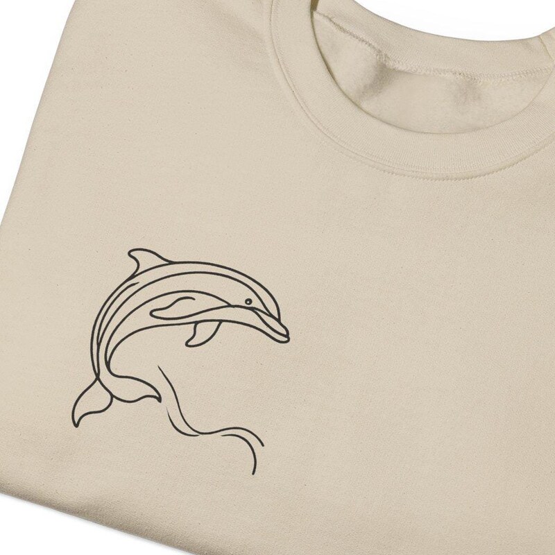 Dolphin Minimalist Art - Etsy