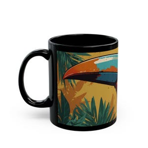 Toucan Mug in Pop Art Style, Beautiful Nature Mug, Nature Art, Bird Mug ...