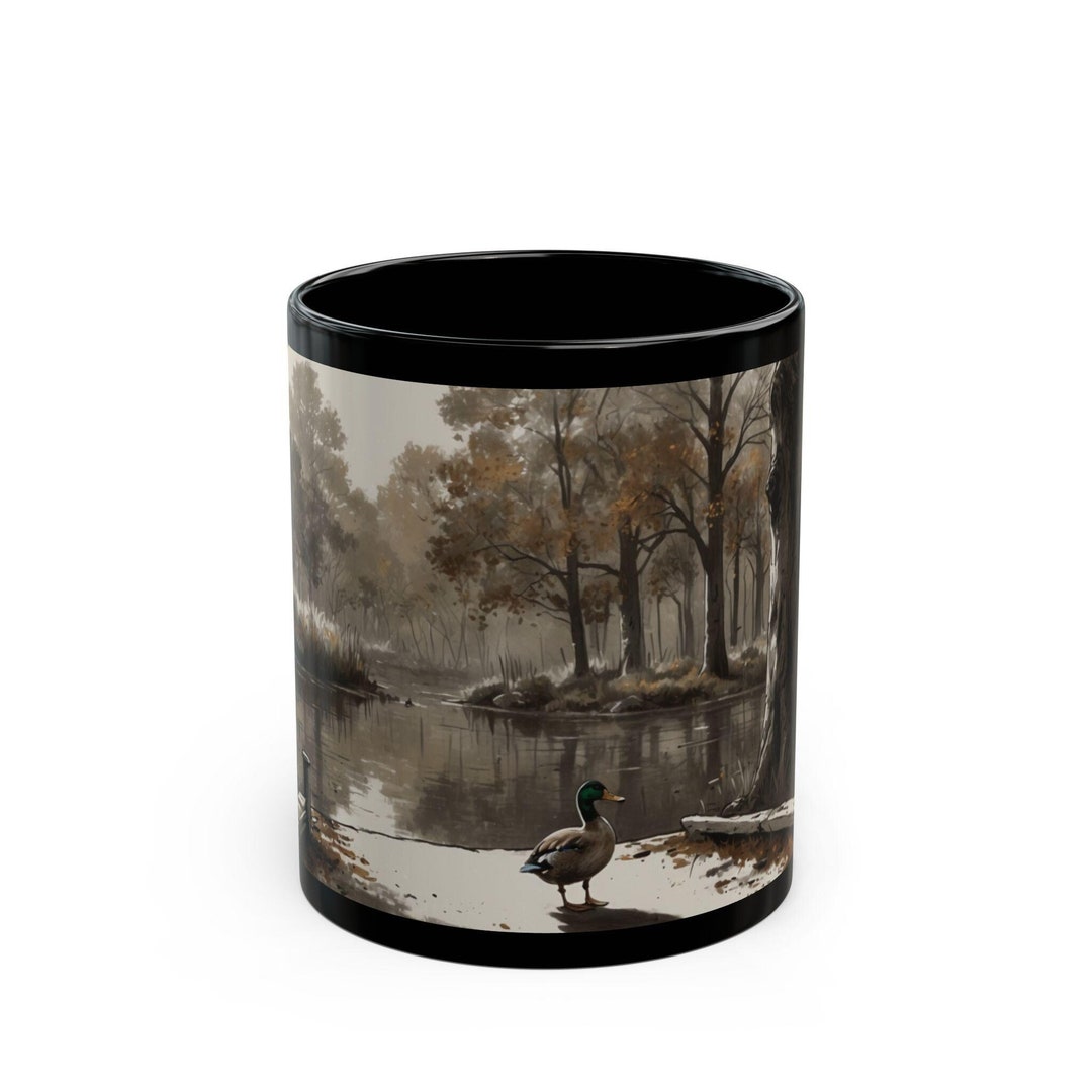 Duck Mug, Autumn Duck Mug, Mallard Mug, Duck Lover, Bird Lover Gift ...