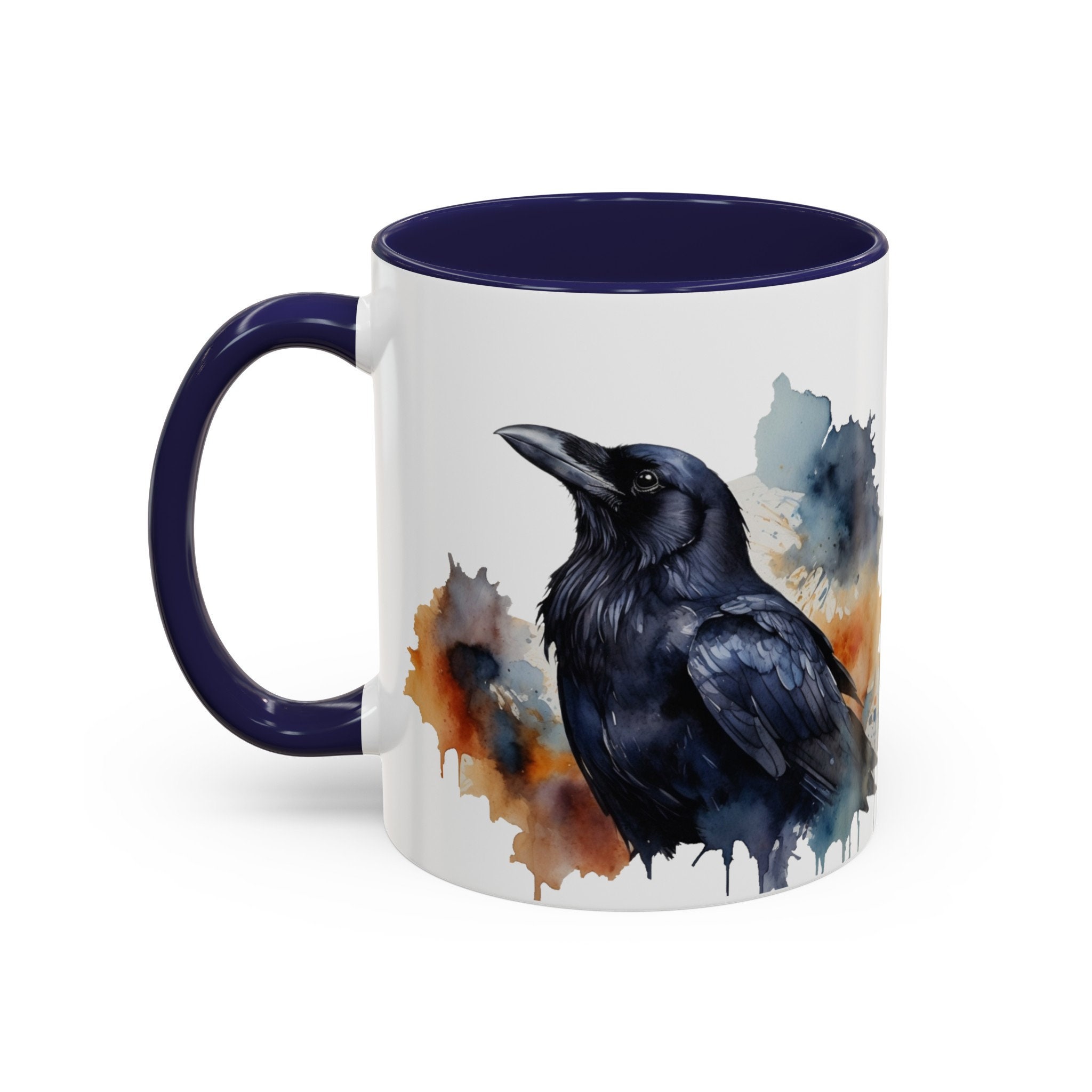 Raven Mug, Bird Gift, Bird Watcher Mug, Bird Lover Mug, Name Bird Mug ...