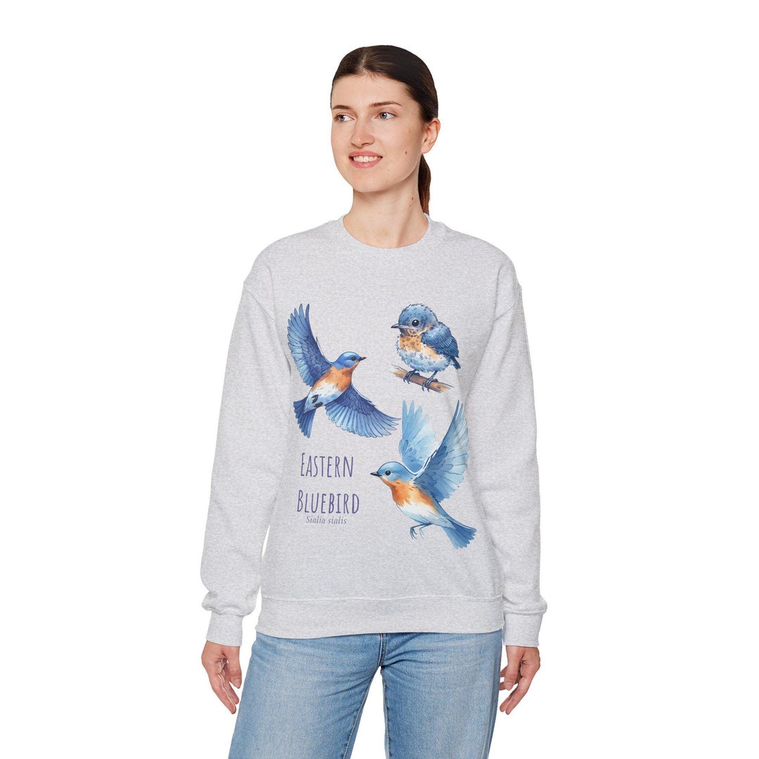 Bluebird Sweater | Nature-inspired Bird Design | Perfect for Bird ...