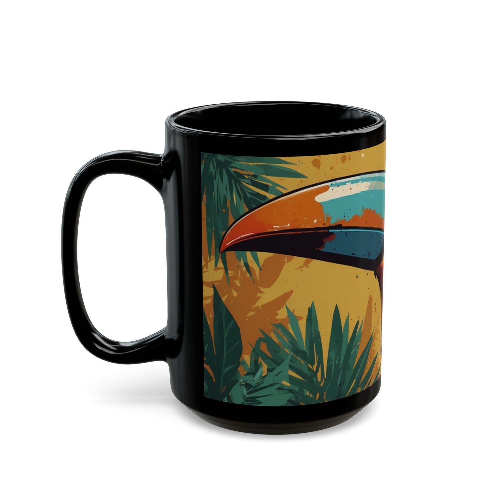 Toucan Mug in Pop Art Style, Beautiful Nature Mug, Nature Art, Bird Mug ...