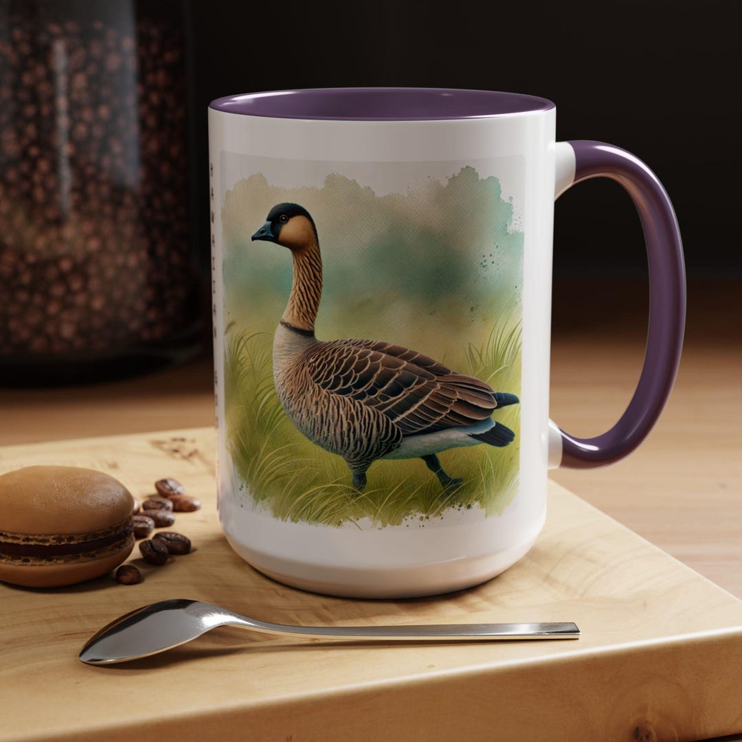 Watercolor Nene (hawaiian Goose) Mug | Tropical Bird Design | Nature ...