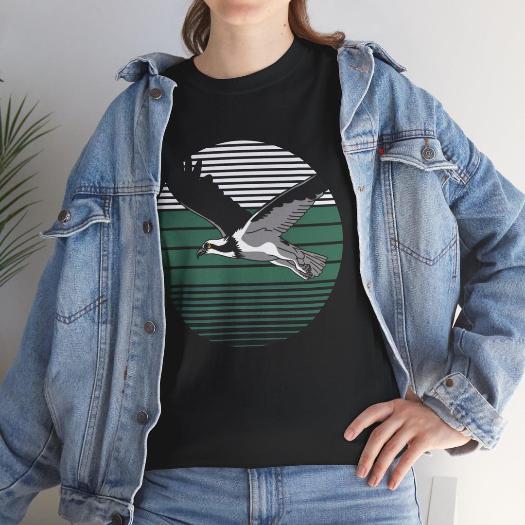 Osprey Shirt | Retro Diving Bird Illustration | Outdoors-inspired ...