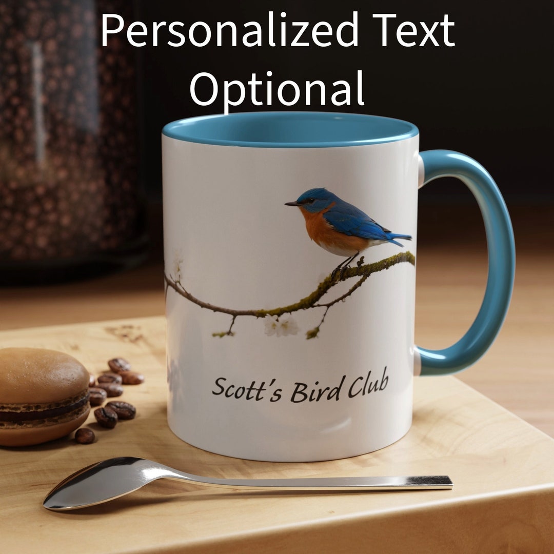 Custom Bird Mug, Personalized Bird Gift, Bird Watcher Mug, Bird Lover ...