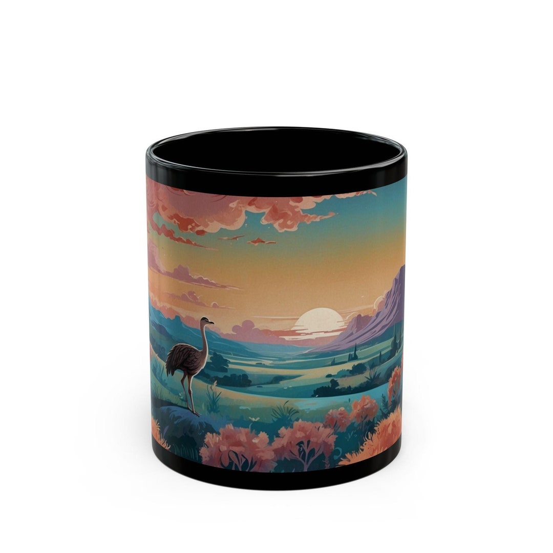 Ostrich Mug, Bird Mug, Bird Name Mug, Ostrich Lover, Bird Watcher Gift ...