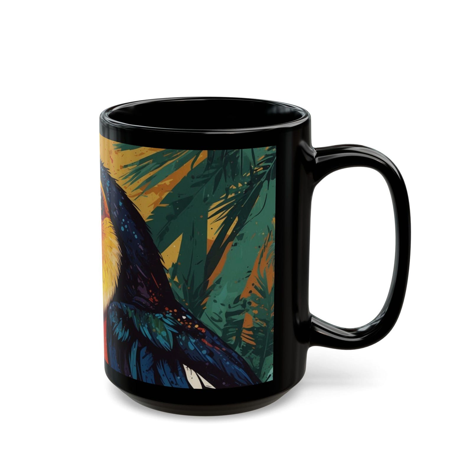 Toucan Mug in Pop Art Style, Beautiful Nature Mug, Nature Art, Bird Mug ...