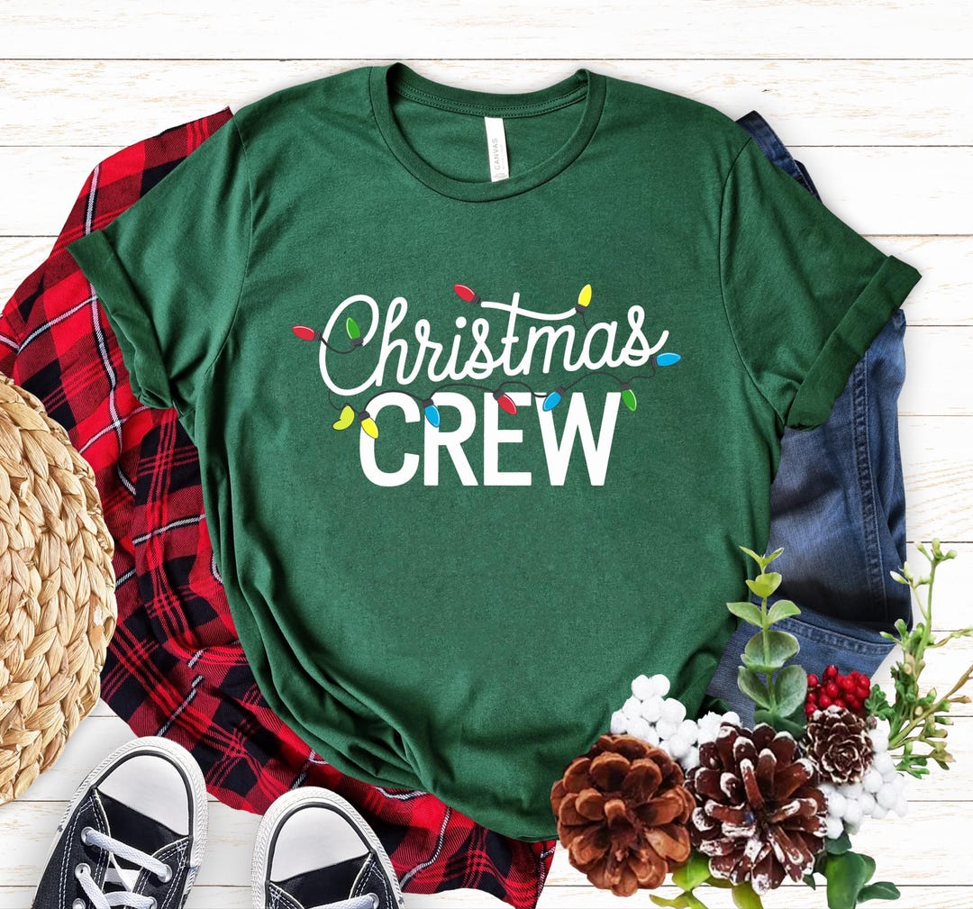 Christmas Crew Shirt Christmas Gift Merry Christmas Family Unisex Men's ...