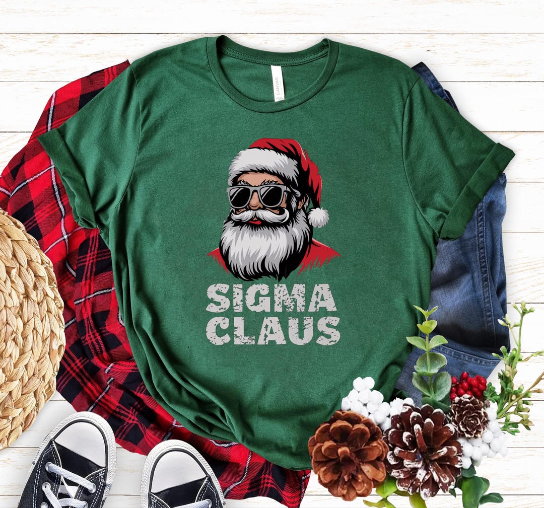 Funny Sigma Clause Shirt Rizz the Season T Shirt Merry Rizzmas Tee Rizz ...
