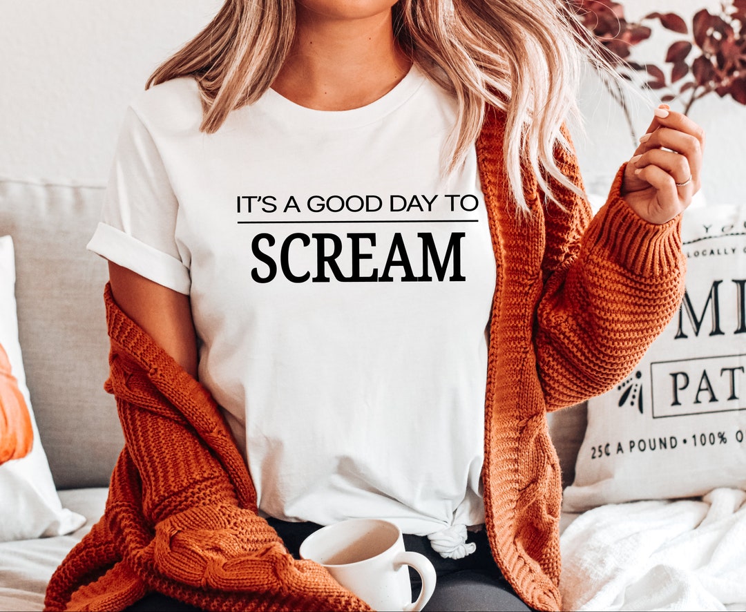 It's A Good Day to Scream Cool Halloween T Shirt Funny Halloween Party ...