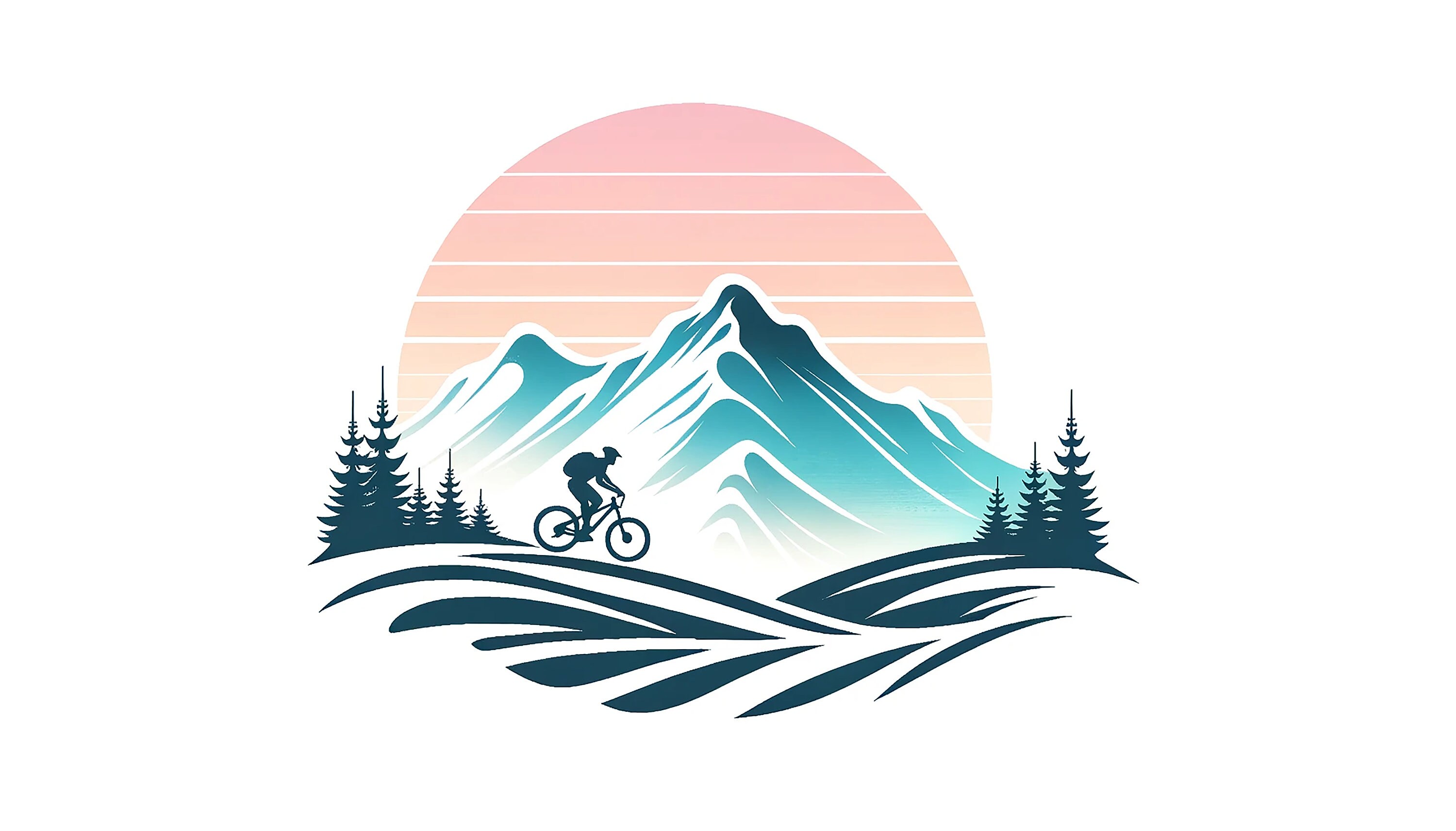 Mountain Biking Clip Art Image - Etsy