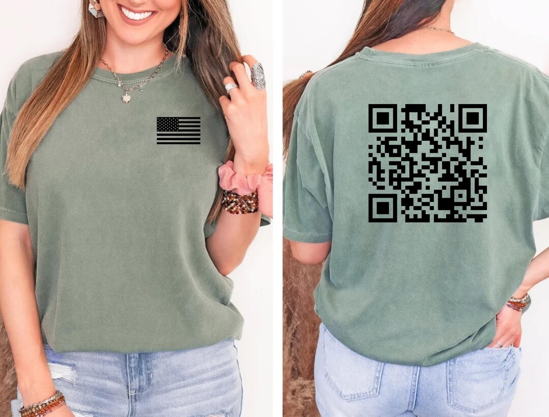 Trump Dance QR Code Comfort Colors T Shirt Viral Trump Dance YMCA Qr ...