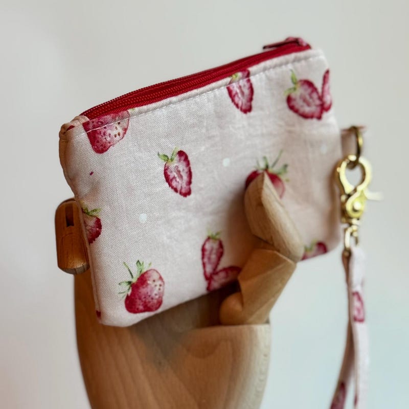 Strawberry Wallet - Etsy