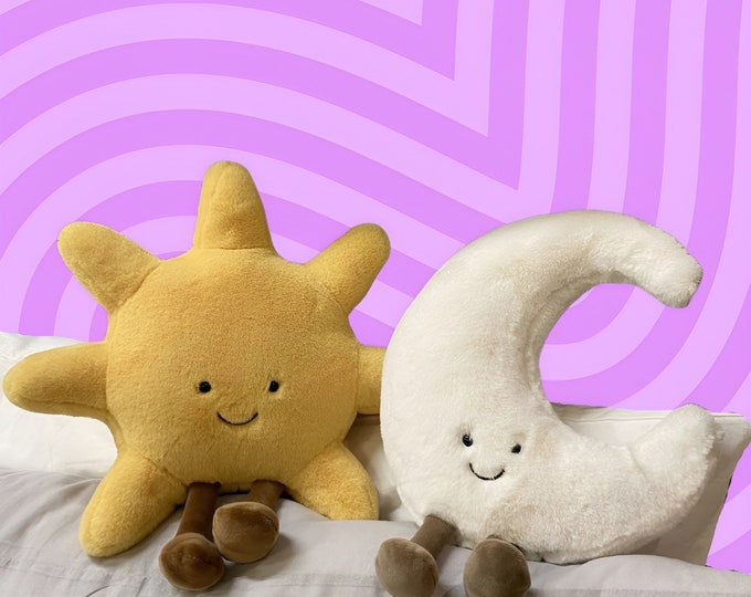 Sundrop and Moondrop Pillows / Epoxy Acrylic Charms - Etsy