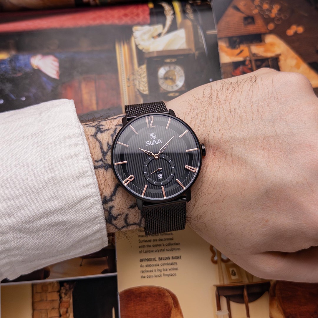 Slava Obsidian Luxe - Limited Watches. Wrist Mens Watches. Custom Watch ...