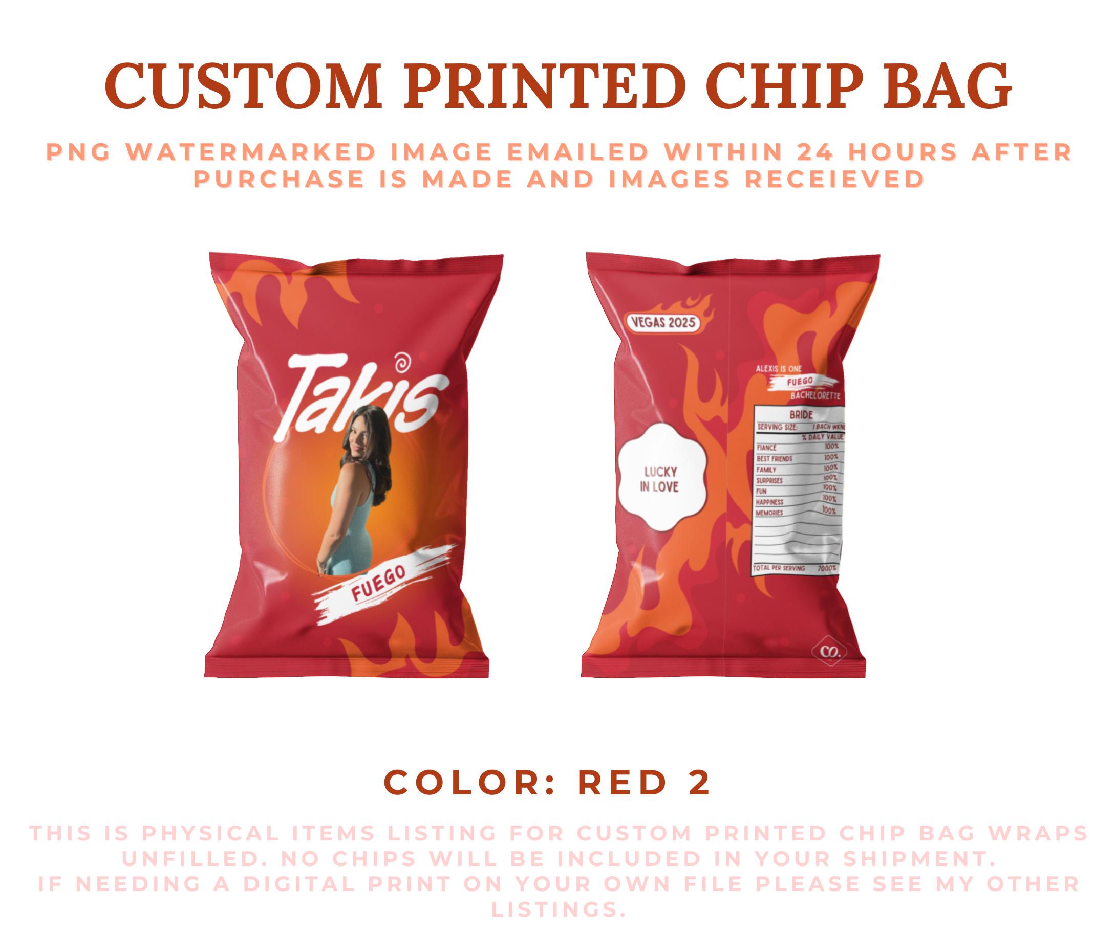 Custom PHYSICAL Chip Bag / TAKI Bag, Multiple Colors Available ...