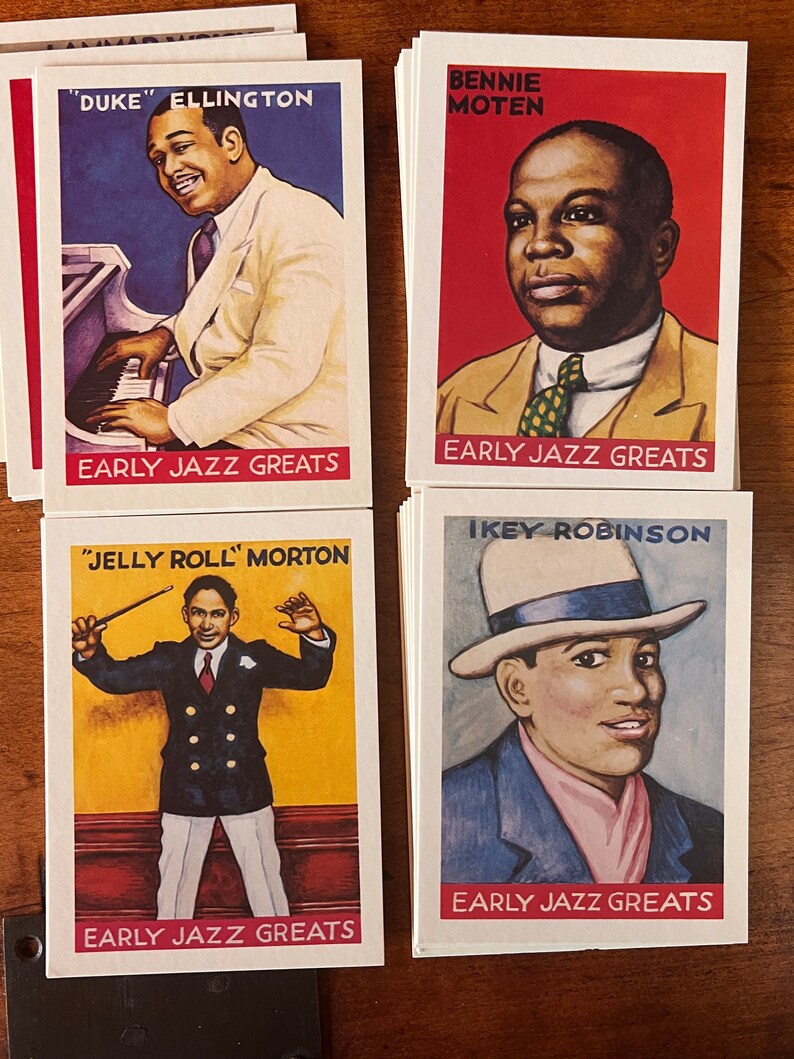 Early Jazz Greats Boxed Trading Card Set by R. Crumb, First Issue - Etsy