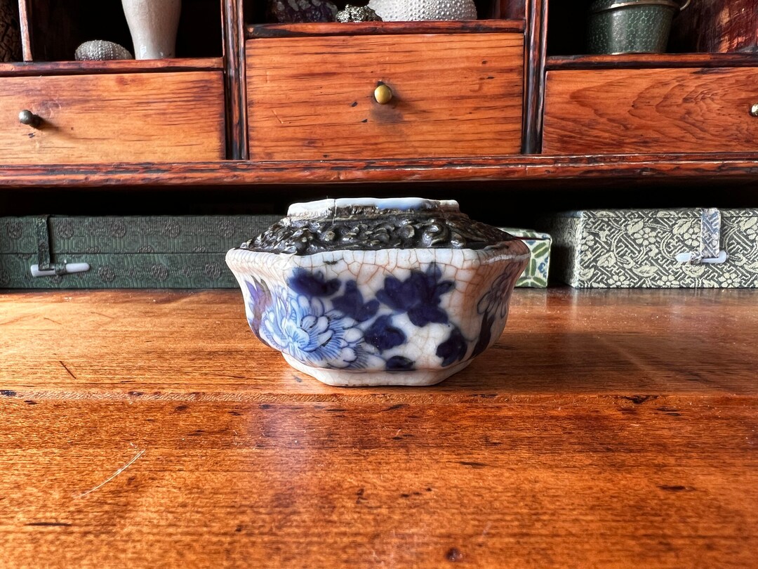 Unique Chinese Porcelain Inkwell/water Dropper, Qing Dynasty, Export - Etsy