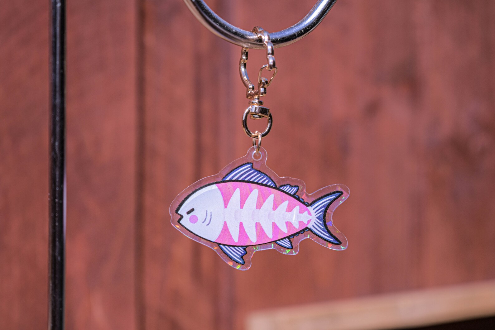 Pink Fin Tuna Acrylic Charm - Etsy