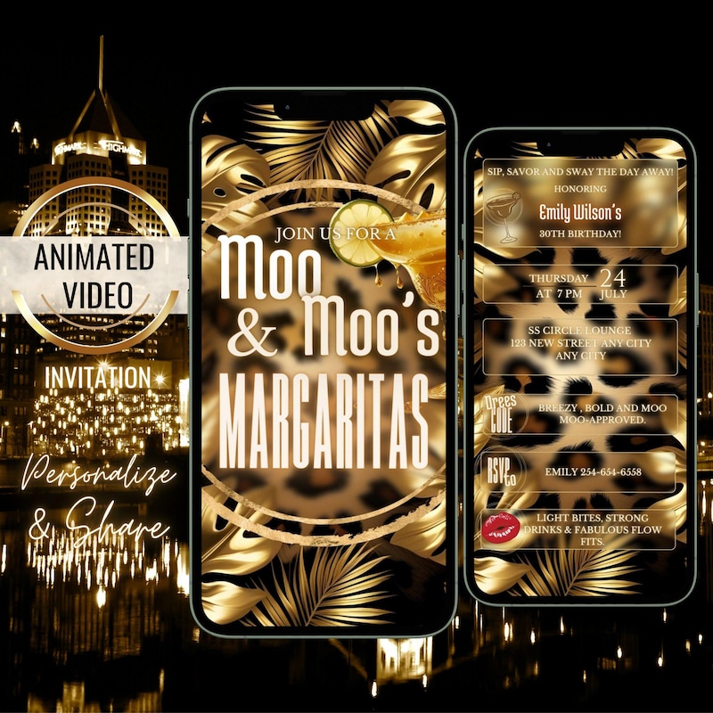 Moo Moo and Margarita Party - Etsy