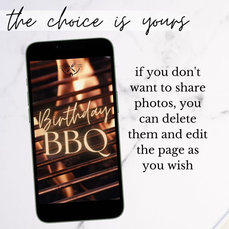 Animated Birthday BBQ Photo Invite, Grill Flames BBQ Invitation ...