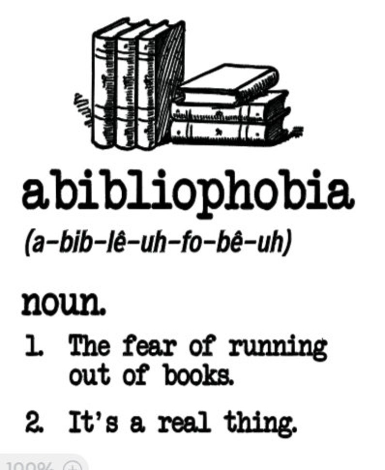 A Bibliophobia Definition - SVG Cricut Cut File - Etsy